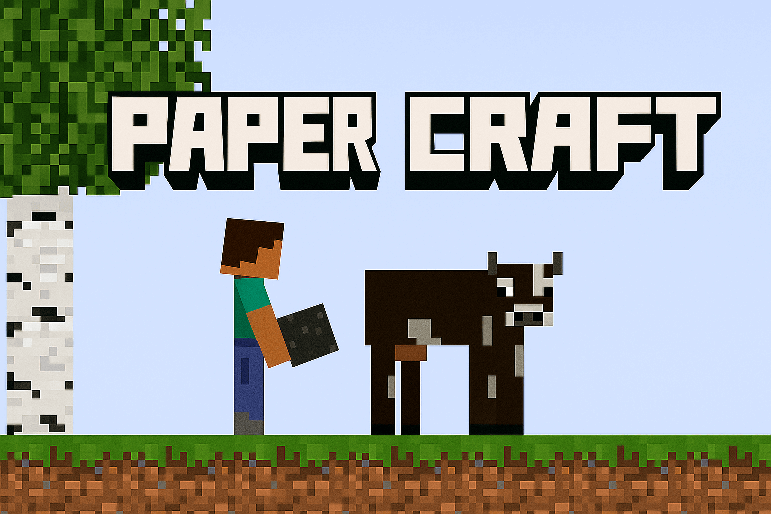 Paper Minecraft Game Snapshots Discuss Scratch Paper Minecraft Parkour